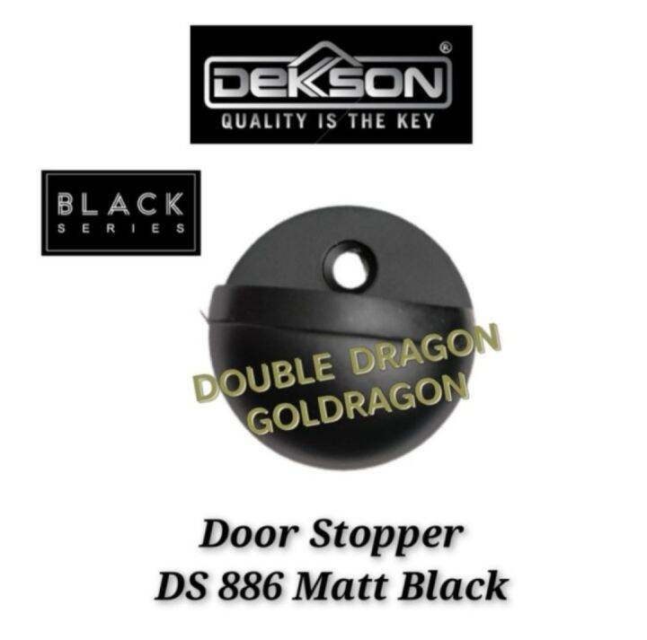 Door Stopper Dekkson DS 886 Matt Black (Door Stop DKS DS 886 Matt Black ...
