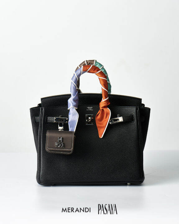 MERANDI x PASAYA ผ้าพันหูกระเป๋า Ziggy สีAsh Pearl + เคส 1ชิ้น + ร่วม ...