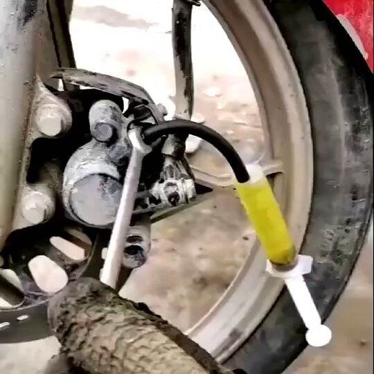 Motorcycle Bleed Kit Disc Brake Caliper Gas Bleed Syringe Tool for ...