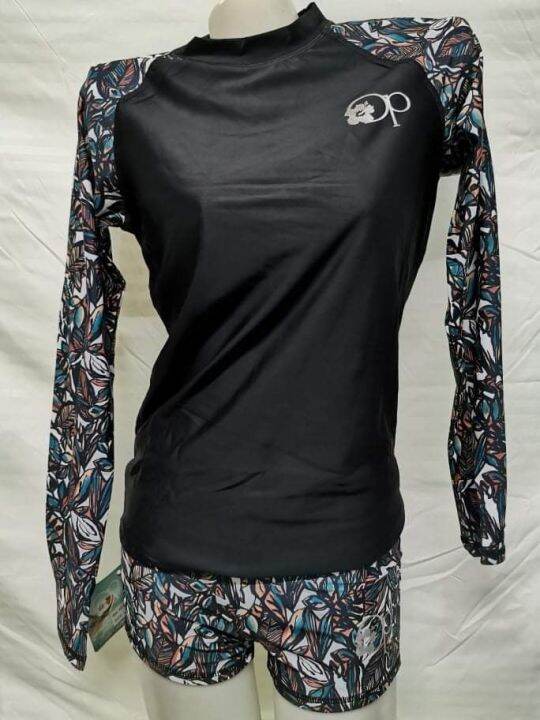 rashguard lady's spandex quality | Lazada PH