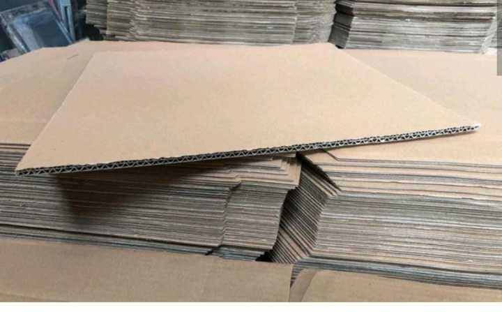 Karton double wall kardus lembaran dus kemasan kraft layer sekat ...