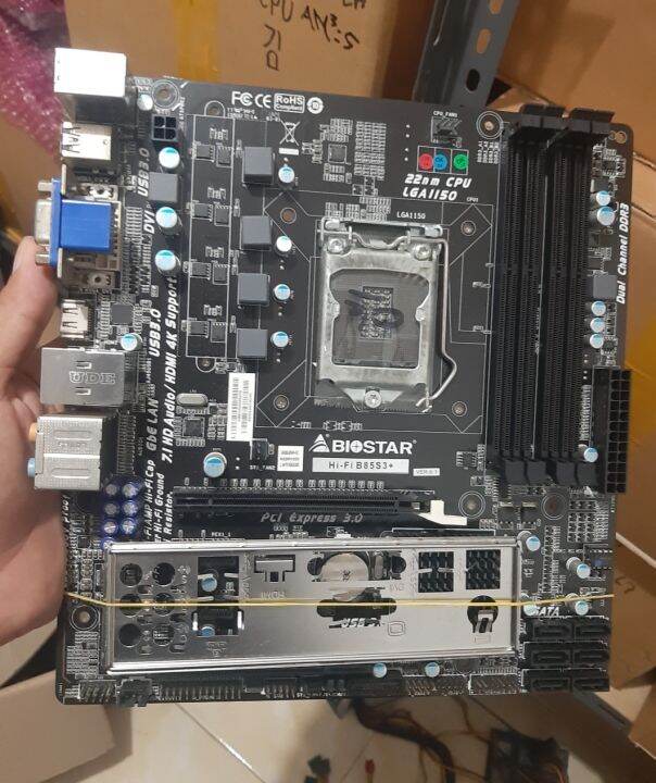 Mainboard LGA 1150 BIOSTAR B85 ddr3 onboard | Lazada Indonesia
