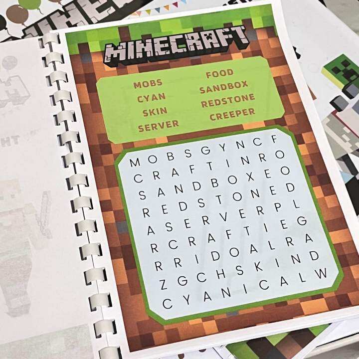 Minecraft Activity Workbook | Lazada PH