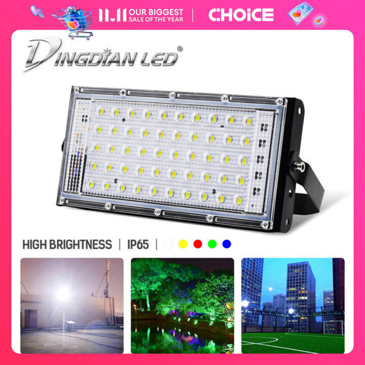 DingDian LED AC220V LED Outdoor Lights 50W Cool White Flood Light ...