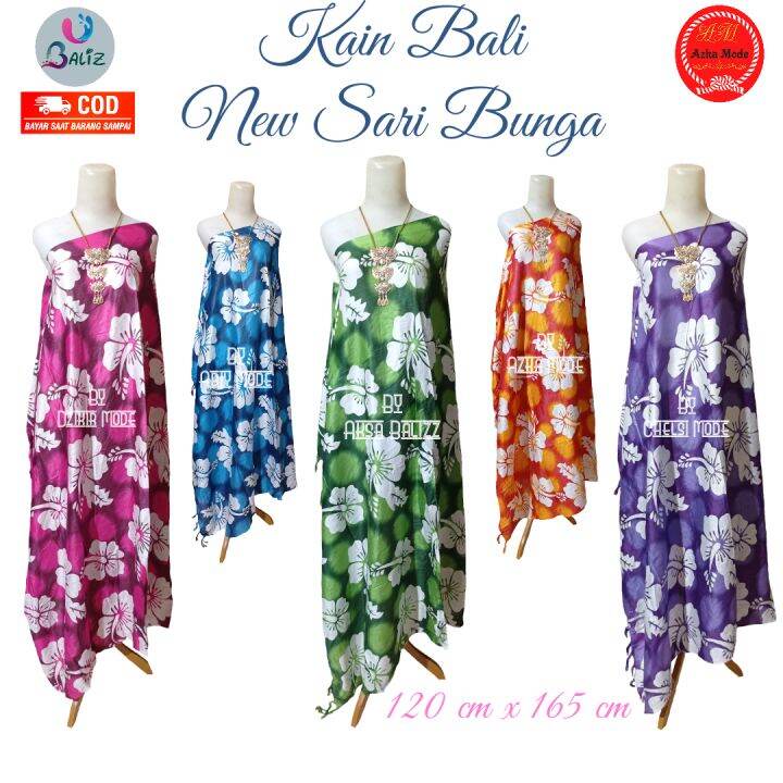 Kain Bali Pantai - Kain Bali Motif New Sari Bunga Standar - Sarung ...