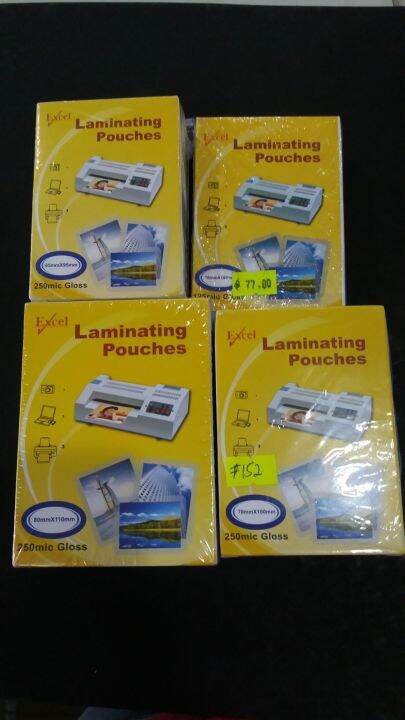 Excel Laminating Pouches 125 micro-250 micro | Lazada PH