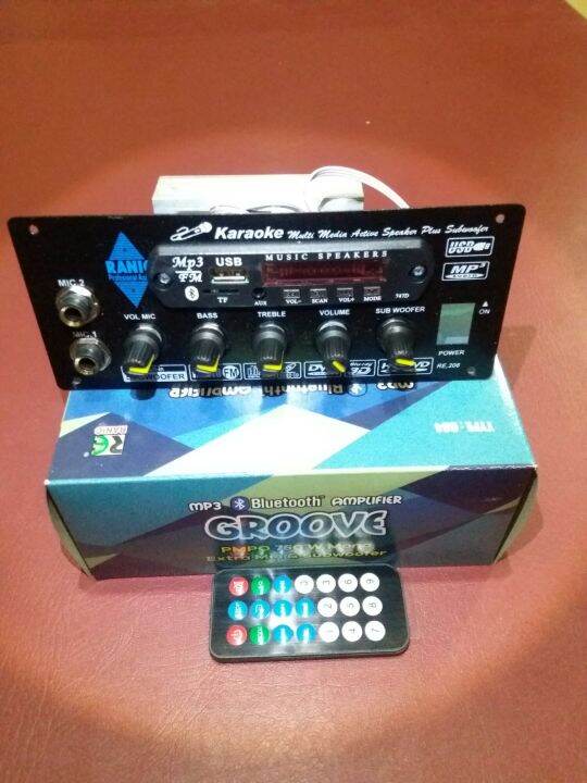 GROOVE - POWER AKTIF SPEAKER SUBWOOFER- KIT AKTIF SPIKER MP3 BLUETOOTH ...