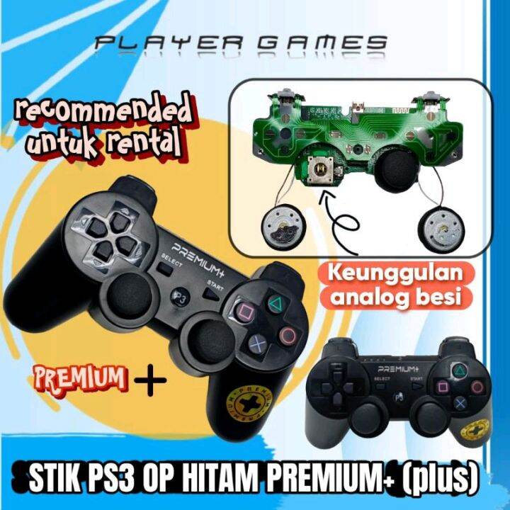 STIK PS3 PREMIUM PLUS (+) ANALOG BESI | Lazada Indonesia