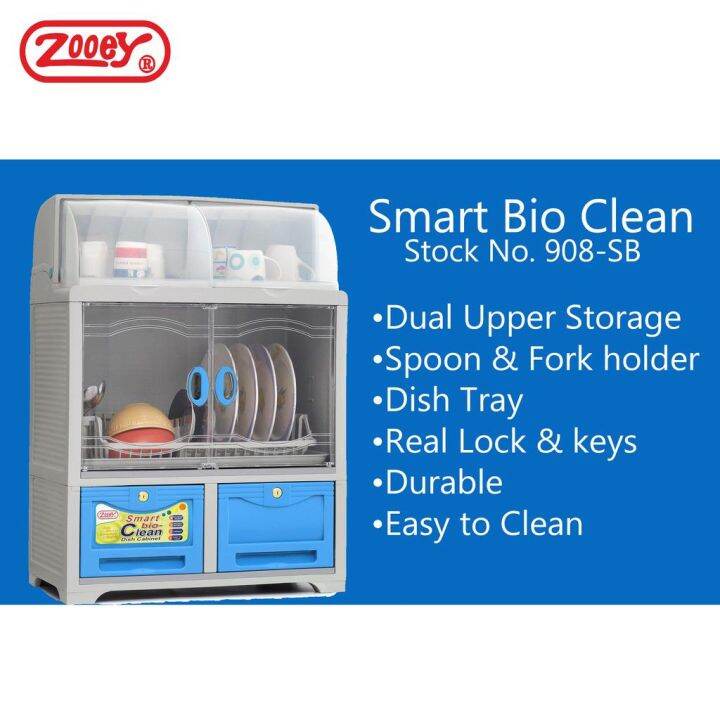 Zooey Smart Bio Clean Dish Cabinet/Organizer Stock No. 908-SB | Lazada PH