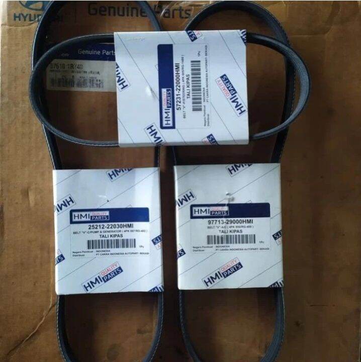 Fan Belt Hyundai Getz 1300CC 3PC Original Asli Original Hyundai HMI ...