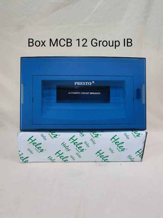 Fuse Box, Box Mcb 12 Group IB Untuk Tanam Tembok 2812 Presto | Lazada ...