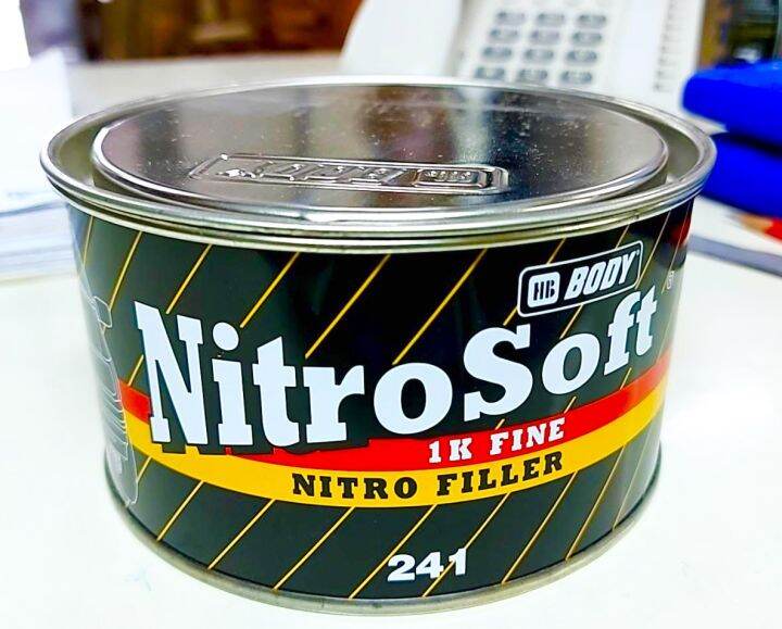 HB Body NitroSoft 1K Fine Nitro Filler สีโป้วจับรอย Body ขนาด 750 กรัม ...