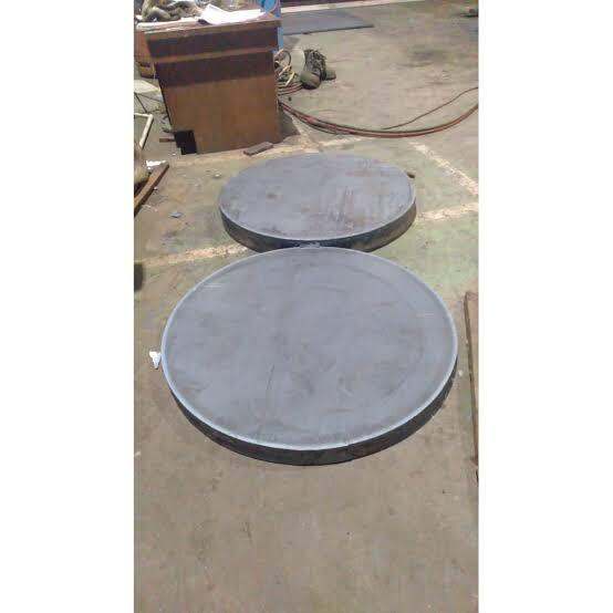 PLAT BULAT 13 CM TEBAL 15 MM PADAT ASLI BESI LEMBARAN BAJA BAHAN DIY ...