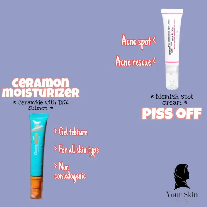 CERAMON AND PIS OFF PRETTY WELL MOISTURIZER | Lazada Indonesia