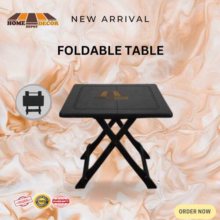 HDD Nikko indoor outdoor foldable table 28x28 | Lazada PH