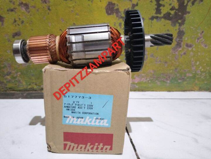 Armature HM 1306 Makita Angker mesin Jack Hammer HM 1306 Asli Makita ...