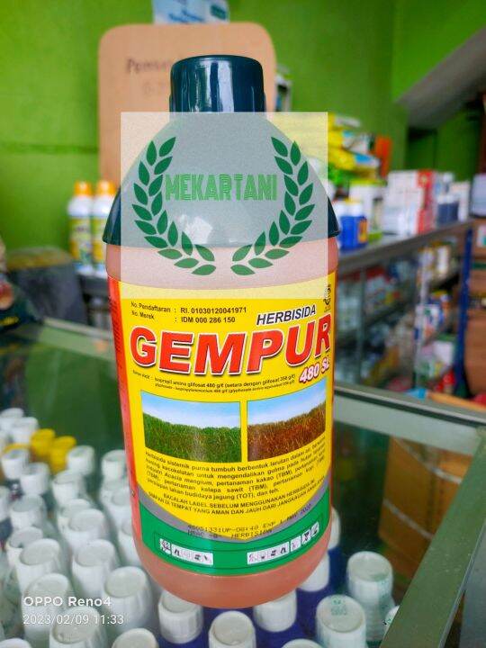 Gempur 1liter/ HERBISIDA GEMPUR 480SL 1LITER OBAT PERTANIAN PEMBASMI ...