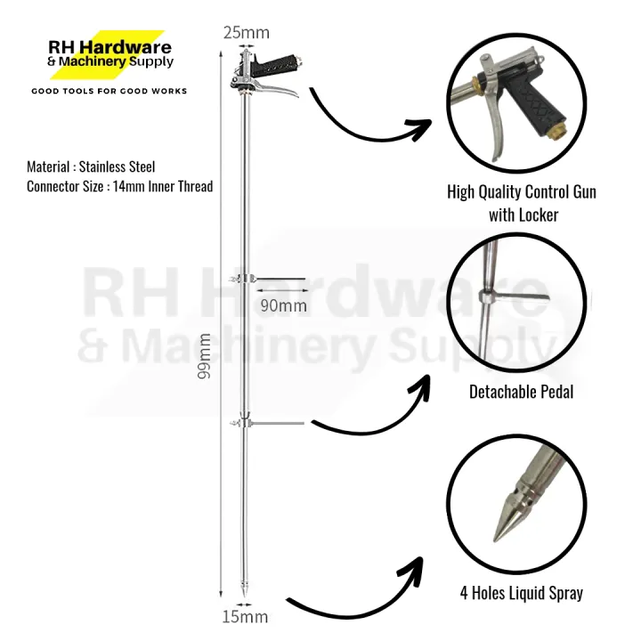 [Ready Stock]Termite Chemical Injection Gun/Sub-Slab Injector Tools ...
