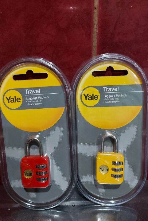 YALE TRAVEL LUGGAGE COMBINATION PADLOCK 28MM | Lazada PH