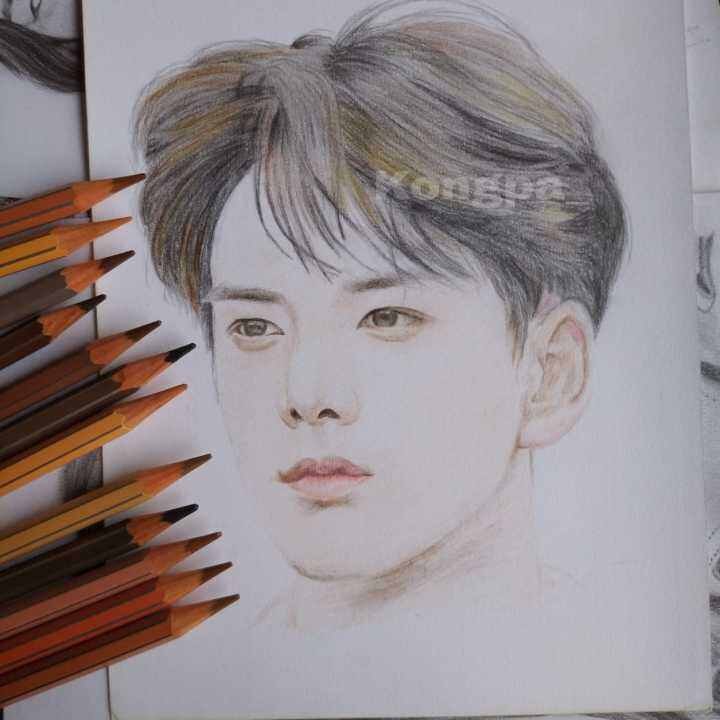 Lukisan sketsa + free frame sketsa wajah lukisan sendiri jasa lukis ...