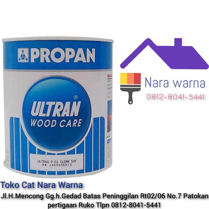 Propan Ultran P-01 Cat Politur Pelitur Kayu Kusen Bangunan Jendela Pintu 1 Kg | Lazada Indonesia