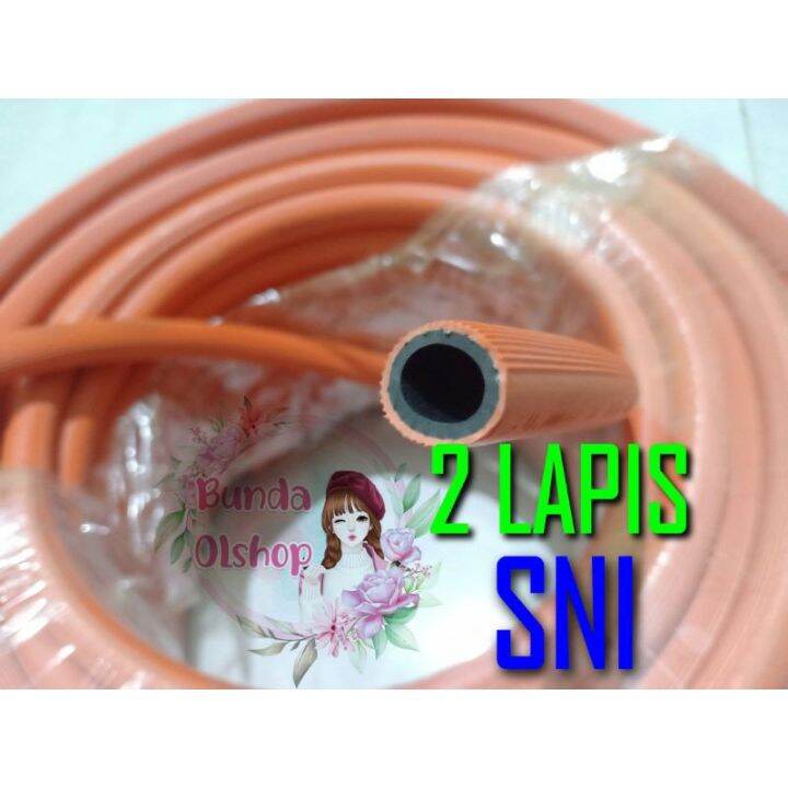 Selang Gas LPG 2 Lapis SNI | Selang Orange Kompor Gas Meteran | Lazada Indonesia