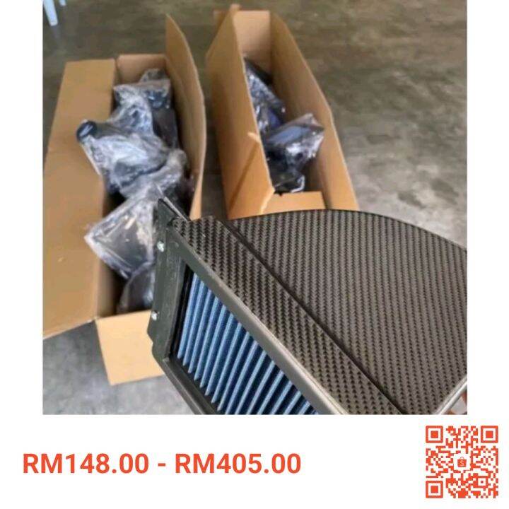 Mugen Air Box Intake Filter Set Combo Real Carbon Fiber / ABS | Lazada