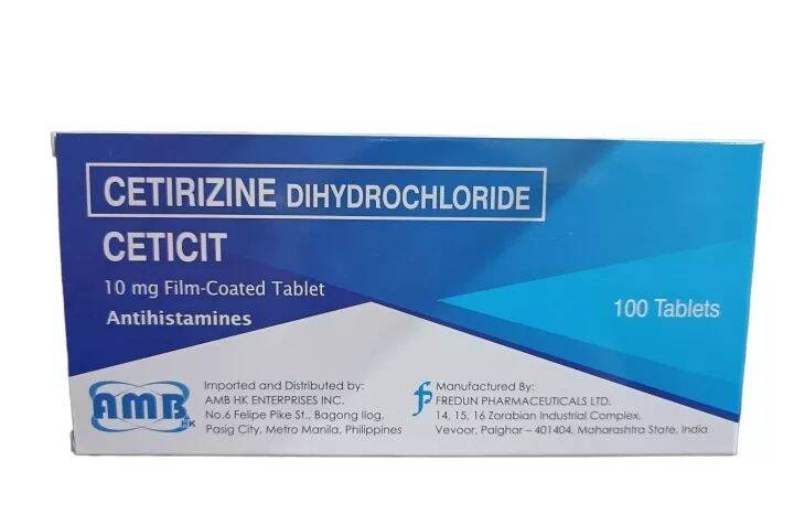 CETICIT Cetirizine 10mg 100tablets | Lazada PH