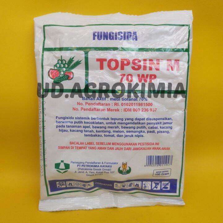 FUNGISIDA TOPSIN-M 70WP 100 GRAM | Lazada Indonesia