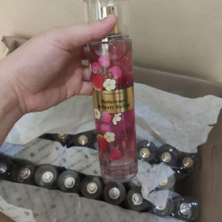 Bath and Body Works BUTTERCUPS and Berry Bellini Fragrance Mist 236ml ...