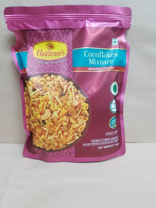 Haldiram's Cornflakes Mixture Crunchy w/ spiced Potato Stick Dry Fruits 150g | Lazada PH