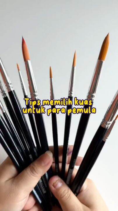 Kuas Lyra Round Satuan Lengkap No. 00/1/2/3/4/5/6/7/8/9/10/12 | Lazada ...