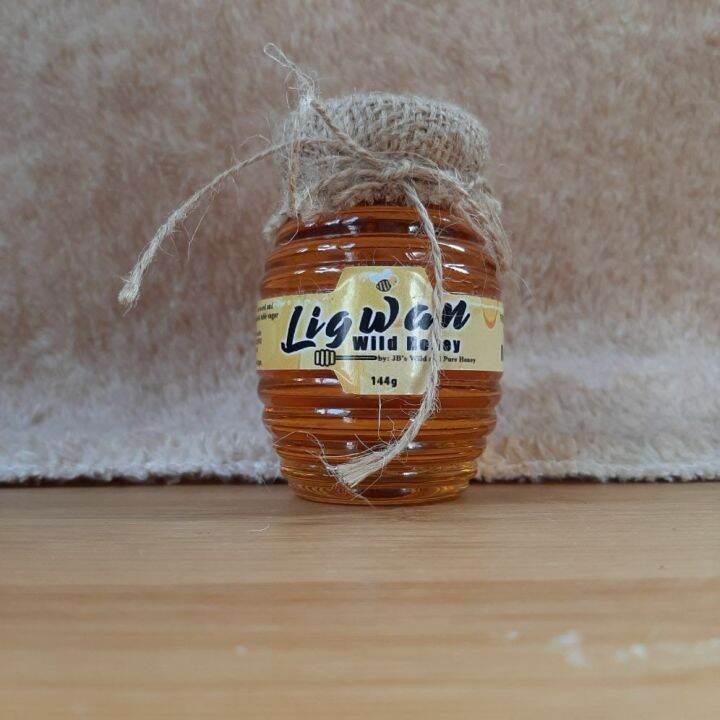 Ligwan Wild, Raw and Pure Honey in small beehive shaped bottle 144grams ...