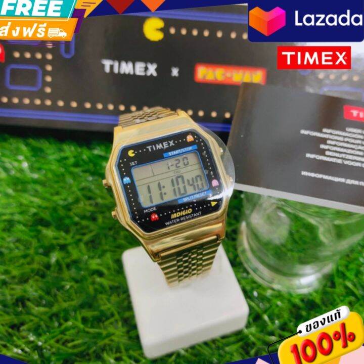ประกันศูนย์ไทย TM-TW2U32000 T80 x PAC-MAN™ นาฬิกาข้อมือผู้ชายเเละ ...
