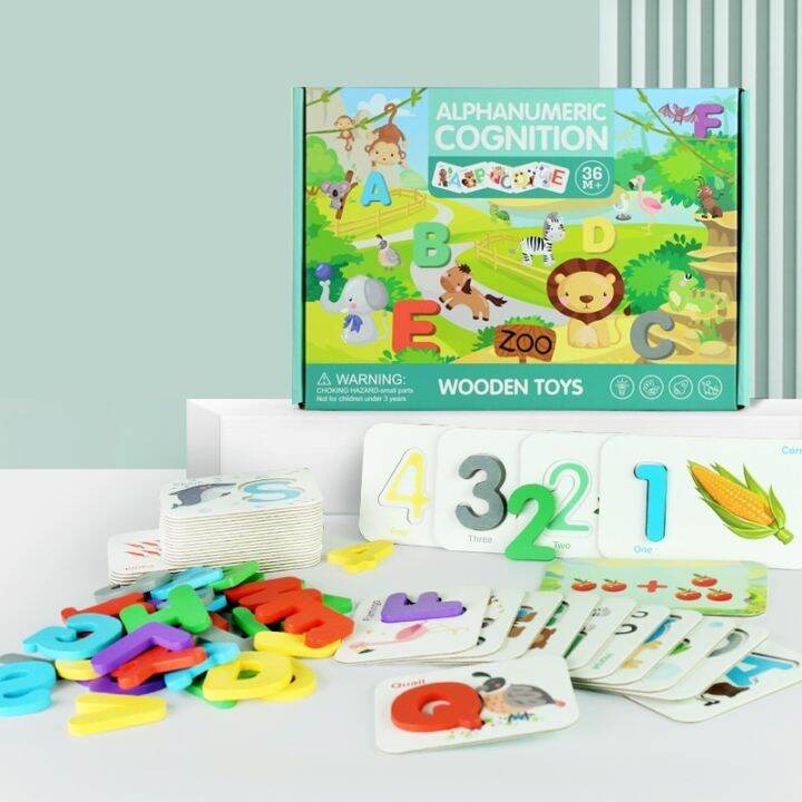 2 in 1 Alphanumeric Cognition alphabet number puzzle mathematic ...