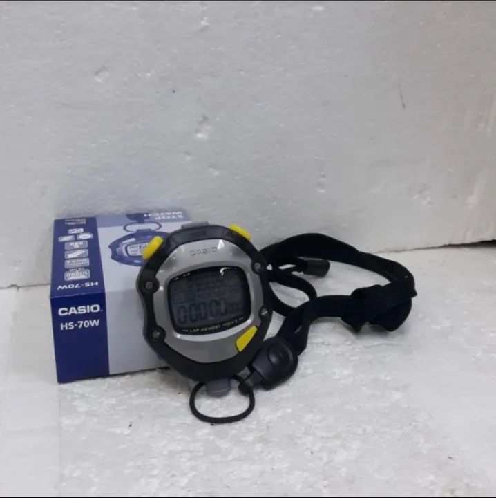 CASIO STOPWATCH HS 70 W WATER RESISTANT 5 BAR | Lazada Indonesia