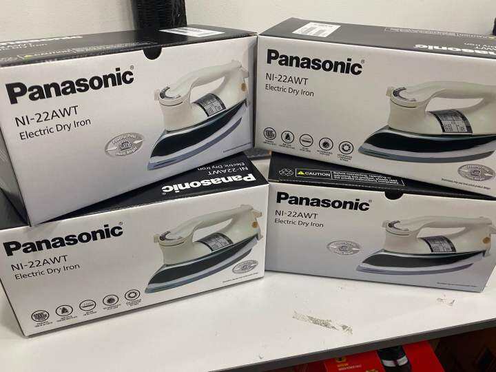PANASONIC 1000w 2.3KG Polished Dry Iron NI-22AWT | Lazada