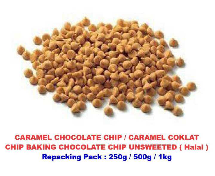 CARAMEL CHOCOLATE CHIP / CARAMEL COKLAT CHIP BAKING CHOCOLATE CHIP ...