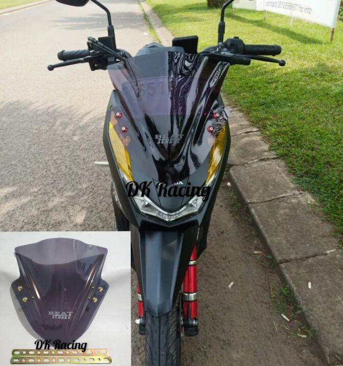 VISOR CSTUM BEAT STREET NEW LOGO PLUS BREKET WINDSHIELD CSTUM BEAT ...