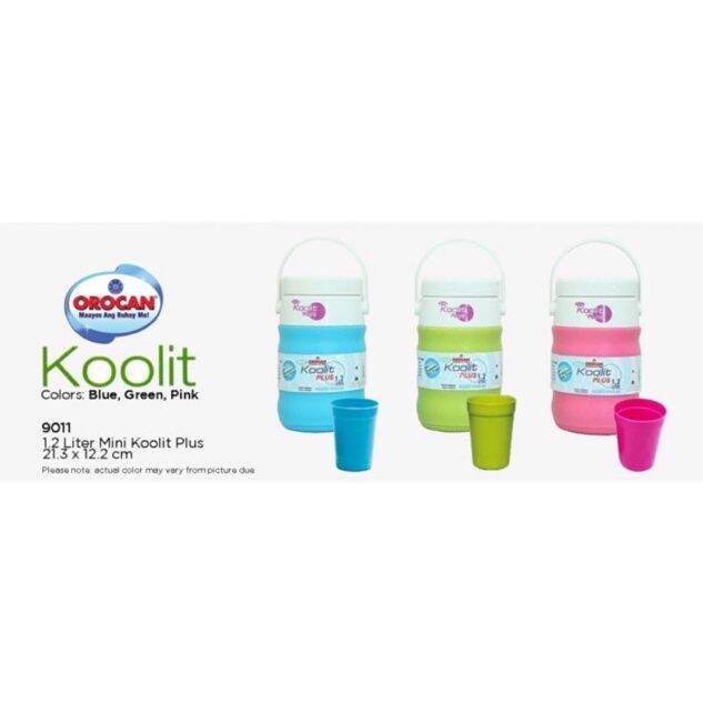 OROCAN KOOLIT PLUS 1.2 LITERS WATER JUG with FREE thumbler inside ...