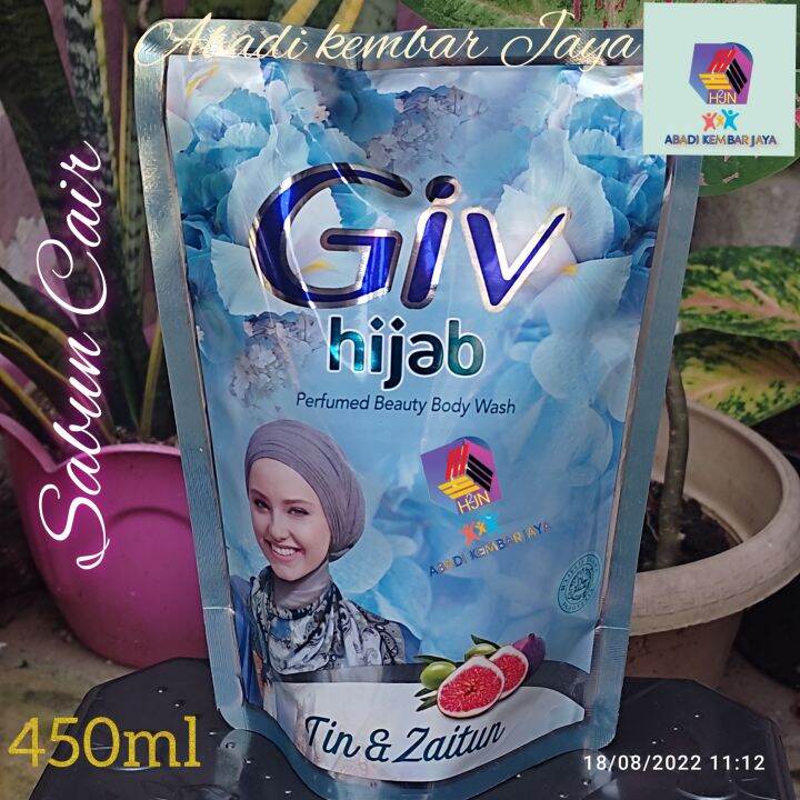 GIV SABUN CAIR HIJAB TIN & ZAITUN 450ml | Lazada Indonesia
