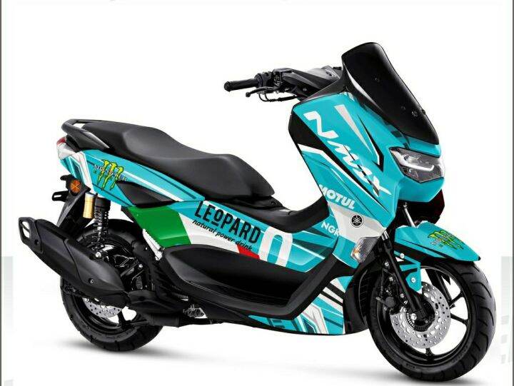 sticker decal full body variasi all new nmax THN 2021 moatip leopard ...