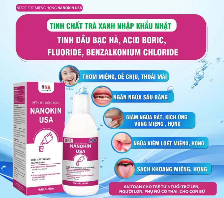 Nước Súc Miệng NANOKIN | Lazada.vn