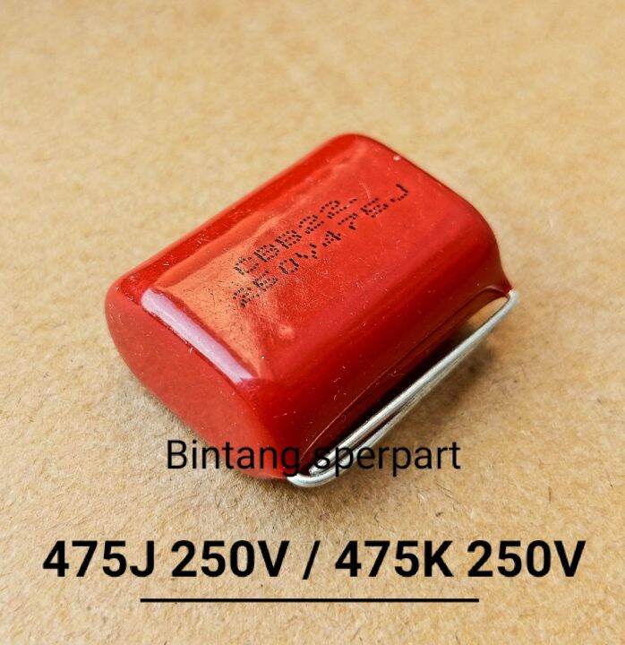 KAPASITOR MILAR 475J 250V CAPACITOR MILAR 475J 250V KAPASITOR MILAR 475K 250V KAPASITOR KERAMIK ...