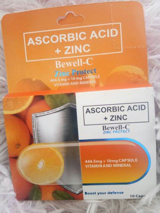 Bewell-c Ascorbic acid plus Zinc 10 capsules | Lazada PH