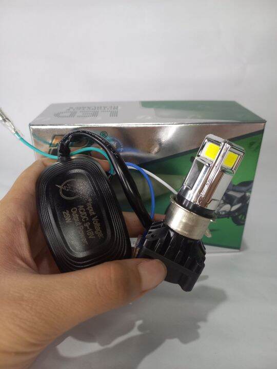 Motorcycle LED Headlight M02D RTD Tri led with fan Universal | Lazada PH