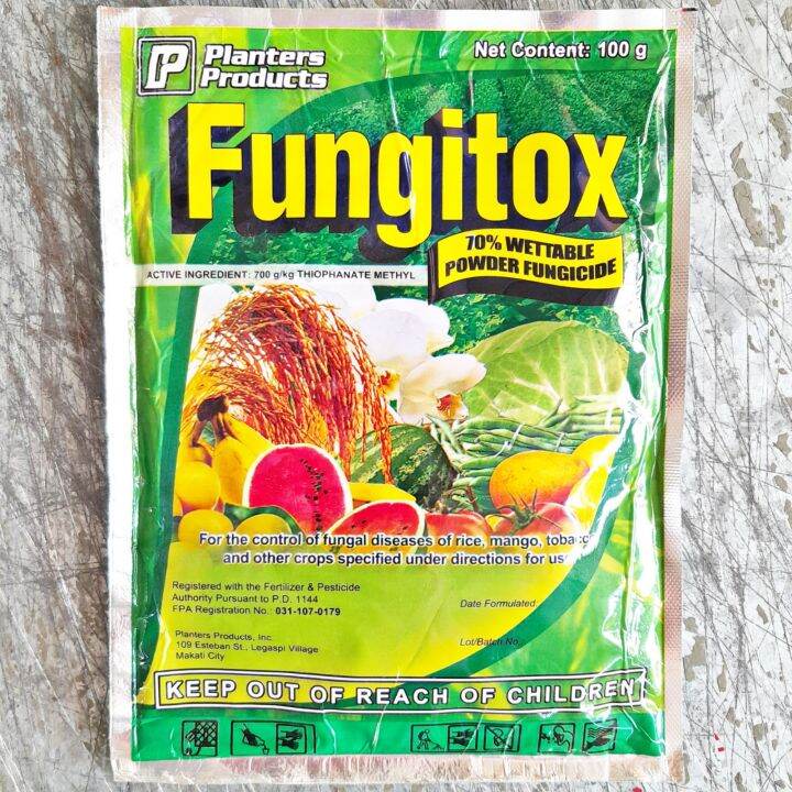 FUNGITOX 70WP (100 GRAMS) THIOPHANATE METHYL FUNGICIDE by PLANTERS ...