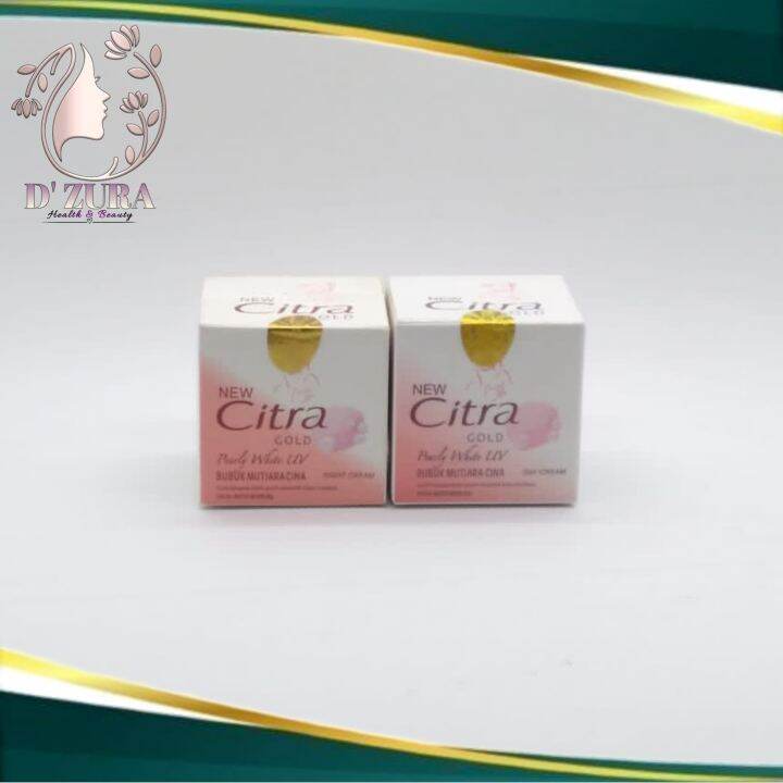 Citra Gold Pearly White Day and Night Cream - Krim Siang dan Malam ...