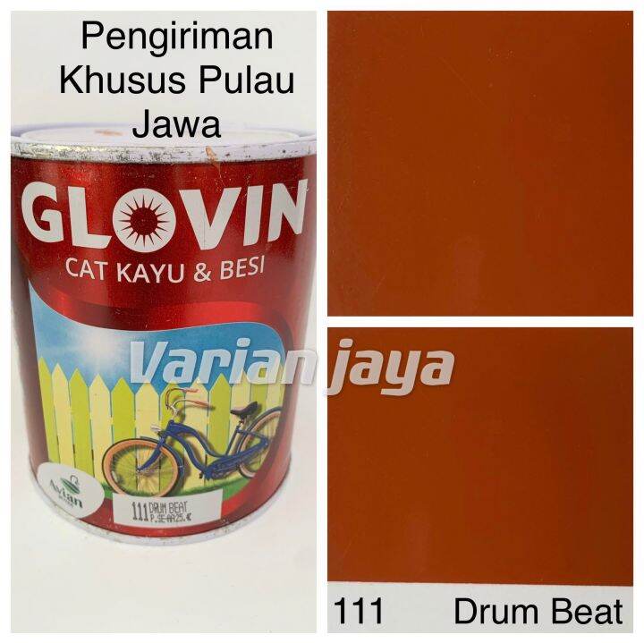 Cat Besi dan Kayu Glovin Brown Coklat | Lazada Indonesia