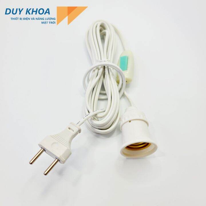 Đui đèn E27 liền dây có công tắc và phích cắm dây dài 10m - 5m - 3m VINAMAX ® Hàng Việt Nam chất ...